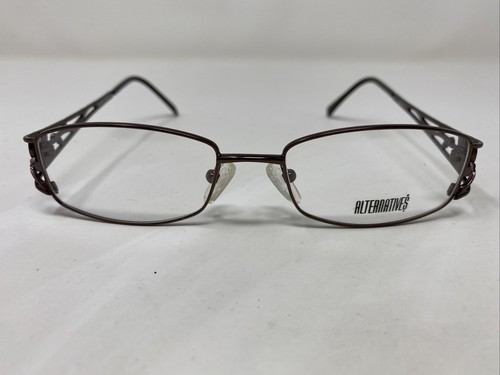 Europa Alternatives Alt-54 C1 51-17-135 Brown Full Rim Eyeglasses Frame ...