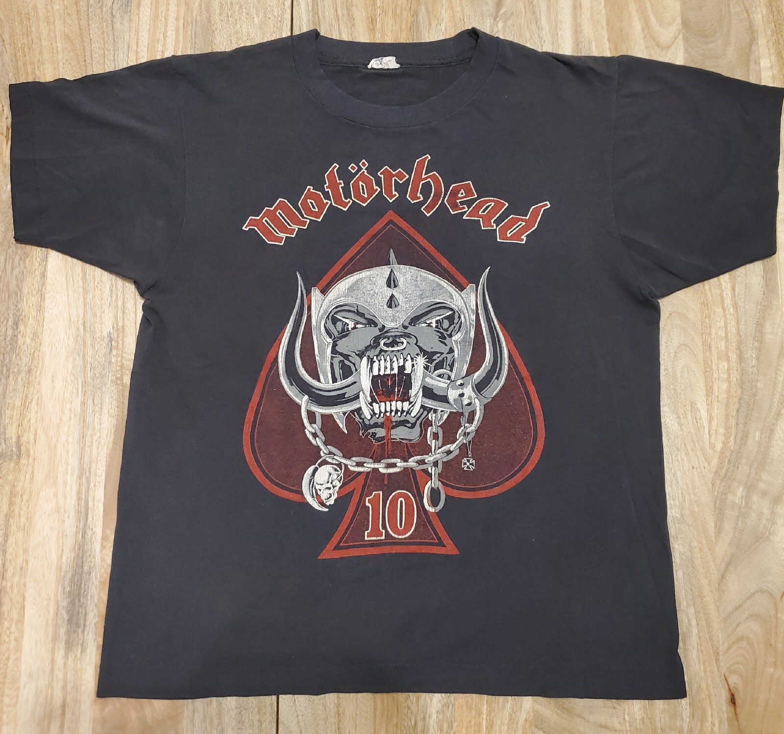 Vintage 1985 Motorhead 10th Anniversary World Tour T … - Gem