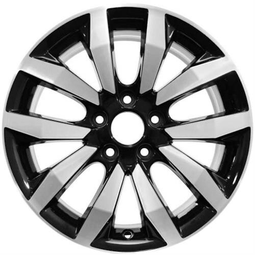17in Wheel for Honda CIVIC 2013-2015 BLACK Recon Alloy Rim w/o Center ...