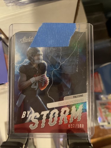 2022 Absolute Desmond Ridder By Storm Spectrum Red Rookie Card RC #021/ ...