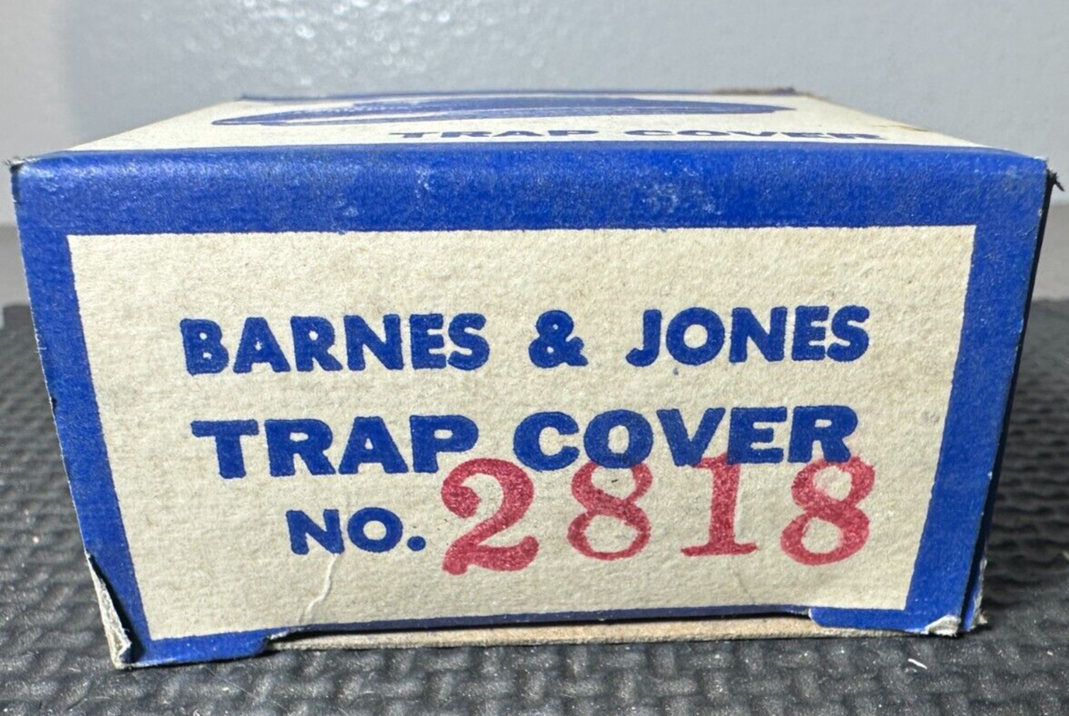 Barnes & Jones Trap Cover No. 2818 With Box New Old Stock | eBay