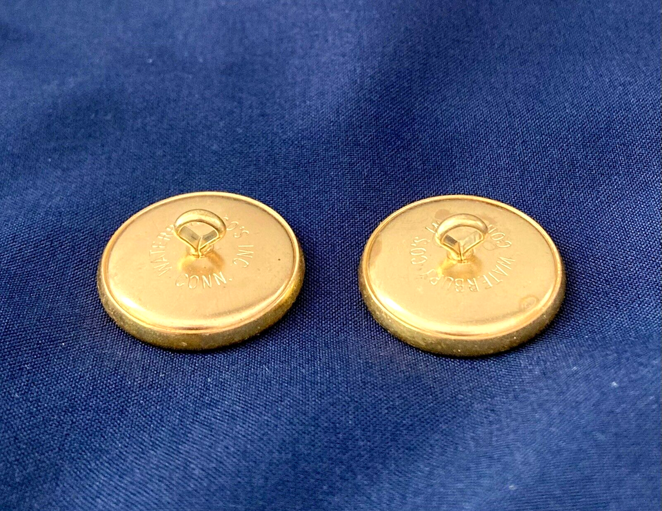 Two New Firefighter Fire Department Chief 5 Horns Uniform 7/8" Dia ...