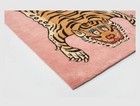 Modern Tibetan Tiger Animal Shape Woolen Hand Tufted Area Rug gold ...
