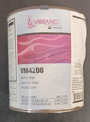 PPG Starfire Vibrance Collection VM4208 Yellow NOS 1 Quart | 1qt