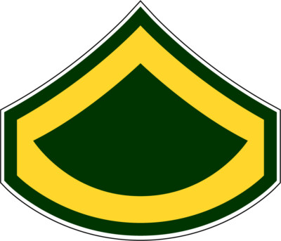 STICKER RANK US ARMY E3 PRIVATE FIRST CLASS | eBay