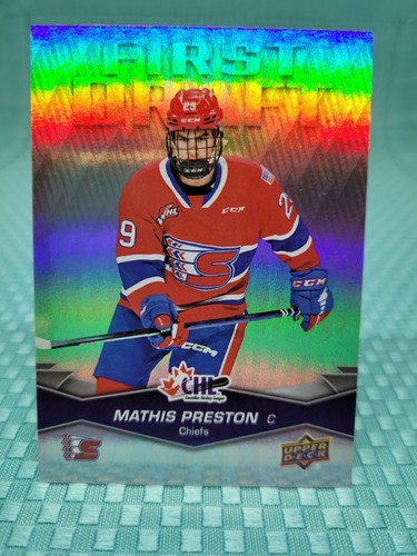 2023-24 Upper Deck CHL First Draft Mathis Preston FD-3 | eBay