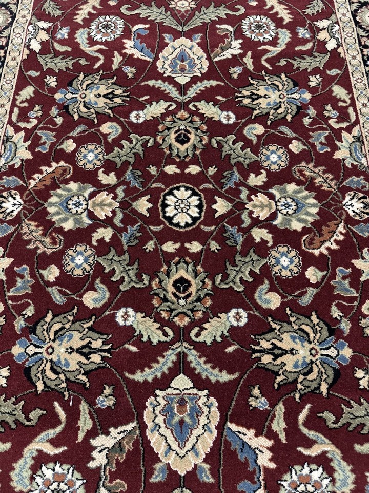Karastan Palazzo Coll. Verona Red/Black 5'2x7'10 100% Wool area rug ...