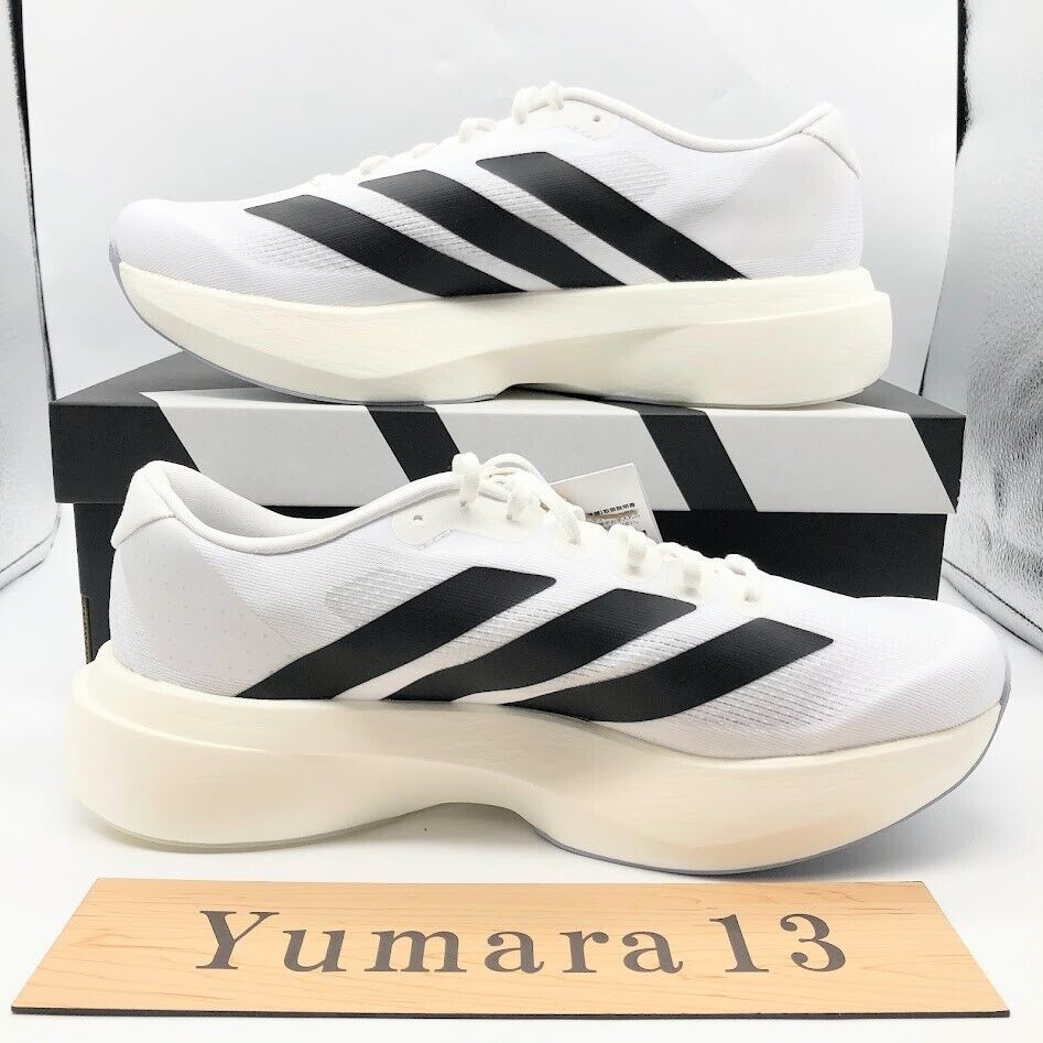 adidas Adizero Evo SL Footwear White Core Black JH6206 Men's adidas Adizero Evo SL Footwear White Core Black JH6206 Men's