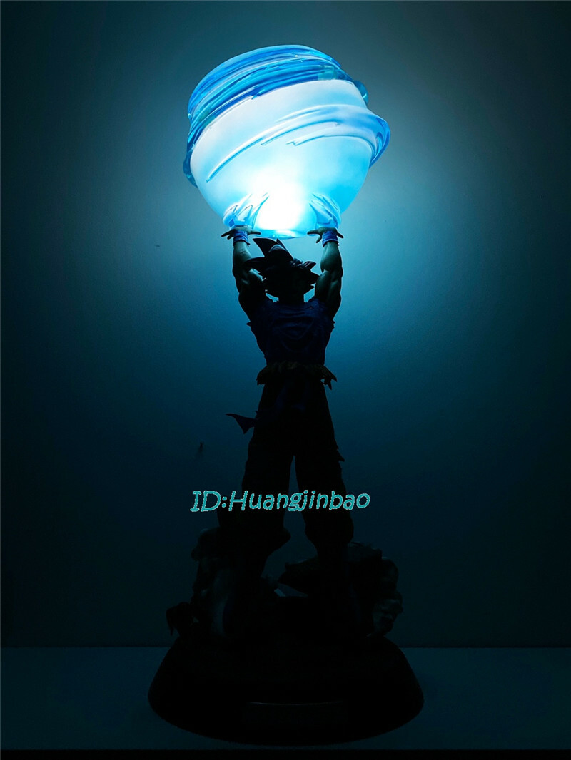 Dragon Ball Son Goku Spirit Bomb Statue Resin Figurine Painted 1/6 In ...