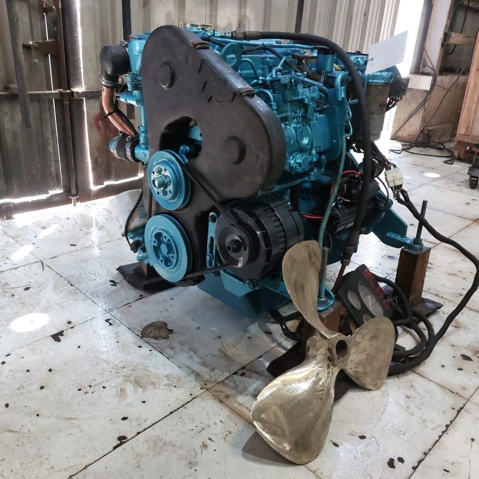 Used Perkins Prima M 50 inboard diesel marine good working ship by sea ...