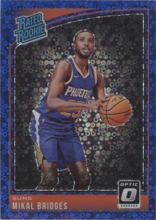 2018-19 Panini Donruss Optic - Rated Rookie Mikal Bridges #200 Blue ...
