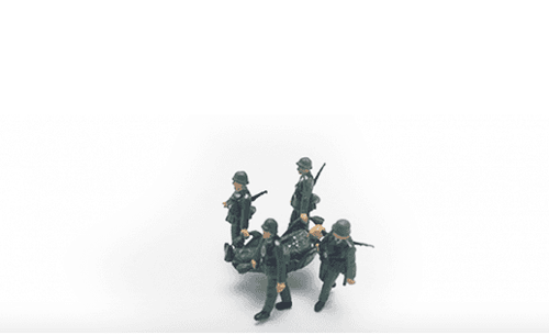 PRECISION MODEL ART (PMA) PMA P0409 - 1/72 GERMAN WOUNDED SOLDIER | eBay