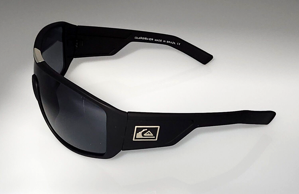 Quicksilver Sports Wrap Shield Sunglasses Black Frame Dark Smoke Single ...