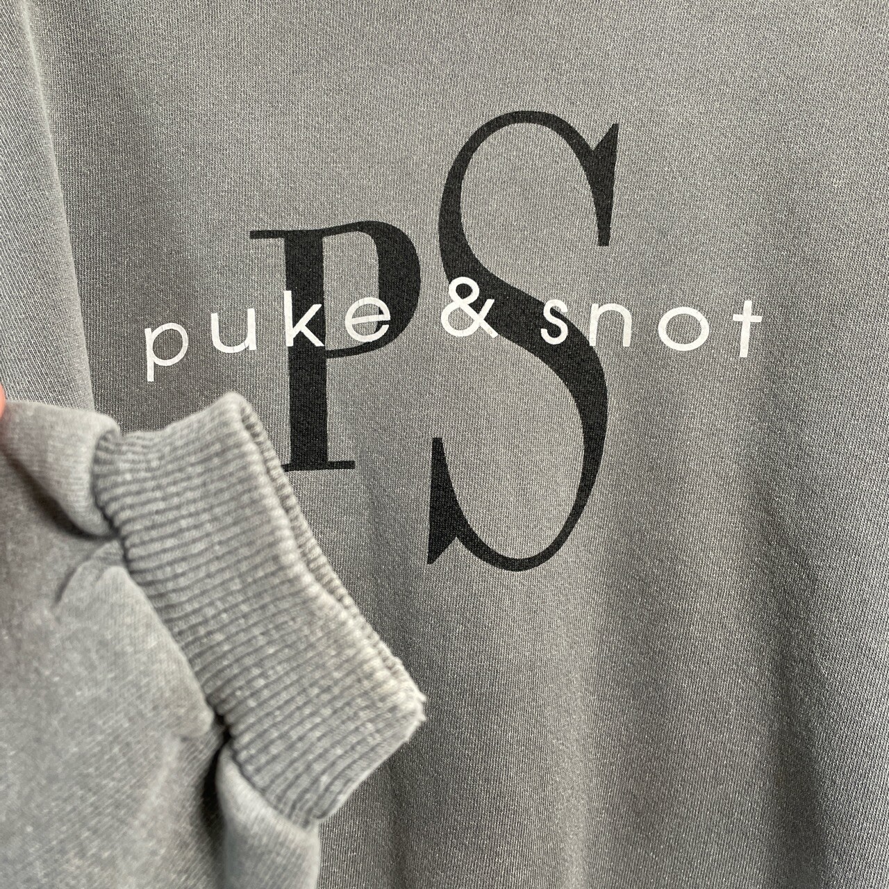 Vintage PUKE & SNOT Calvin Klein Script Comedy Sweats… - Gem