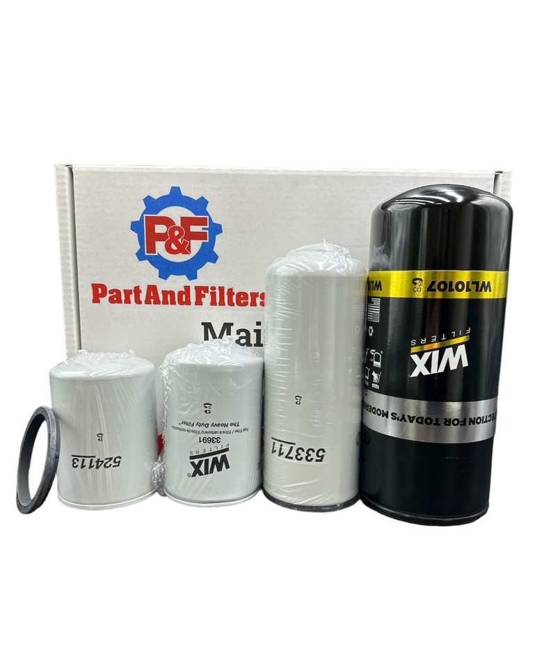 P&F Filter Kit For ISX Cummins Pre- 2010 Engine WL10107 - 33711 - 33691 ...