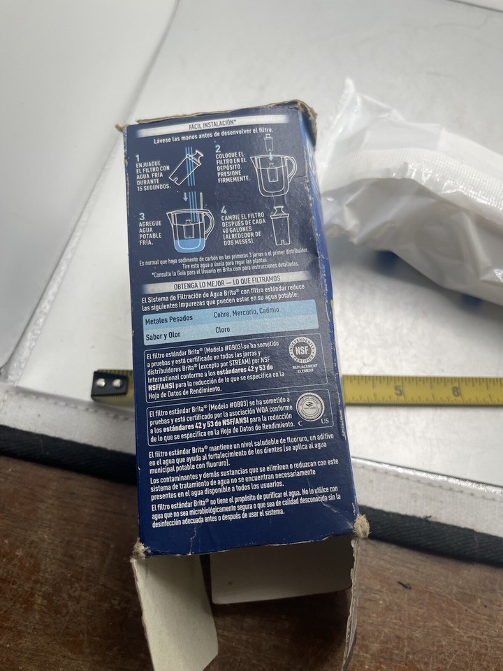 Brita Water Pitcher Filter Replacement #0B03 | eBay