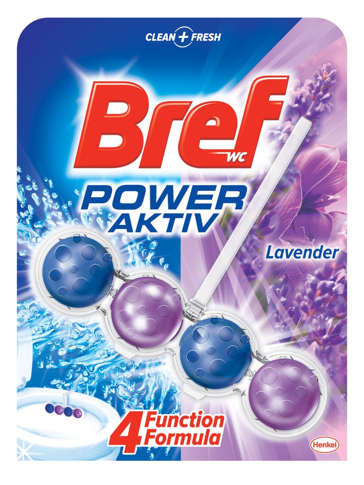 BREF WC Toilet Hangers Cleaners Rim Blocks CLEAN + FRESH Hygiene Power ...