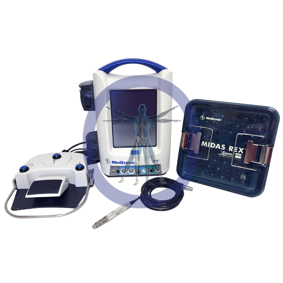 Medtronic IPC & EM200 Midas Rex Drill With 9 Attachments *3 Month ...