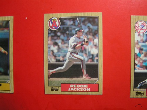 1987 Topps Reggie Jackson 300 | eBay UK