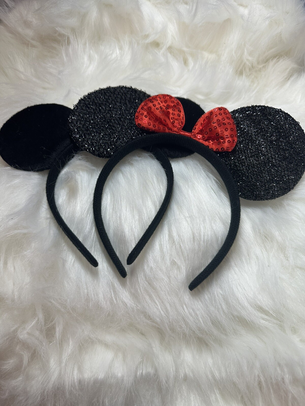 Mouse Ears 2 Pcs Mice Ear Costume Headbands Hair Band for Christmas ...