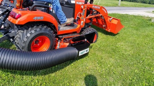 Hasty Vac 3 Point PTO Lawn Vacuum Leaf Bagger Tow Behind Cart Dump From ...