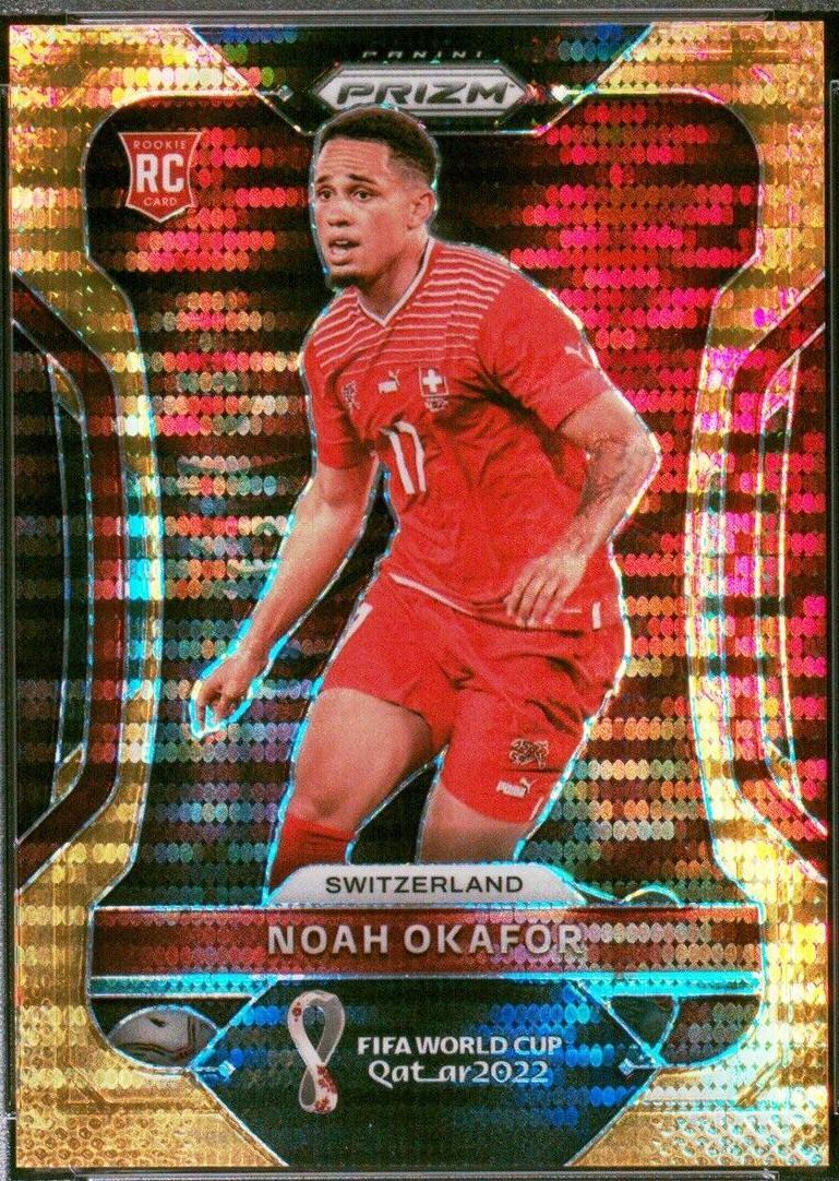 2022 Panini Prizm World Cup Qatar - Noah Okafor #268 Breakaway Gold ...