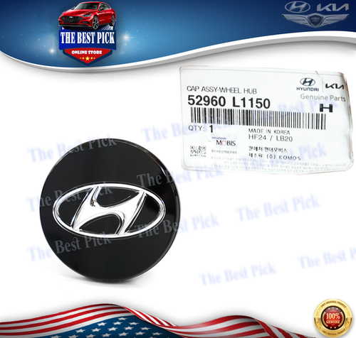 ⭐GENUINE⭐ Aluminium Wheel Center Cap Ioniq Sonata Elantra 2021-2022 ...