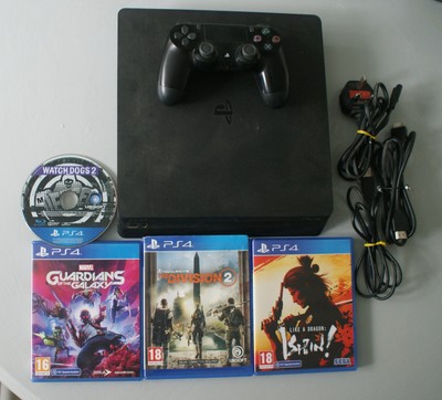 Sony PlayStation 4 Slim 500GB Console - Black 711719845652 | eBay UK