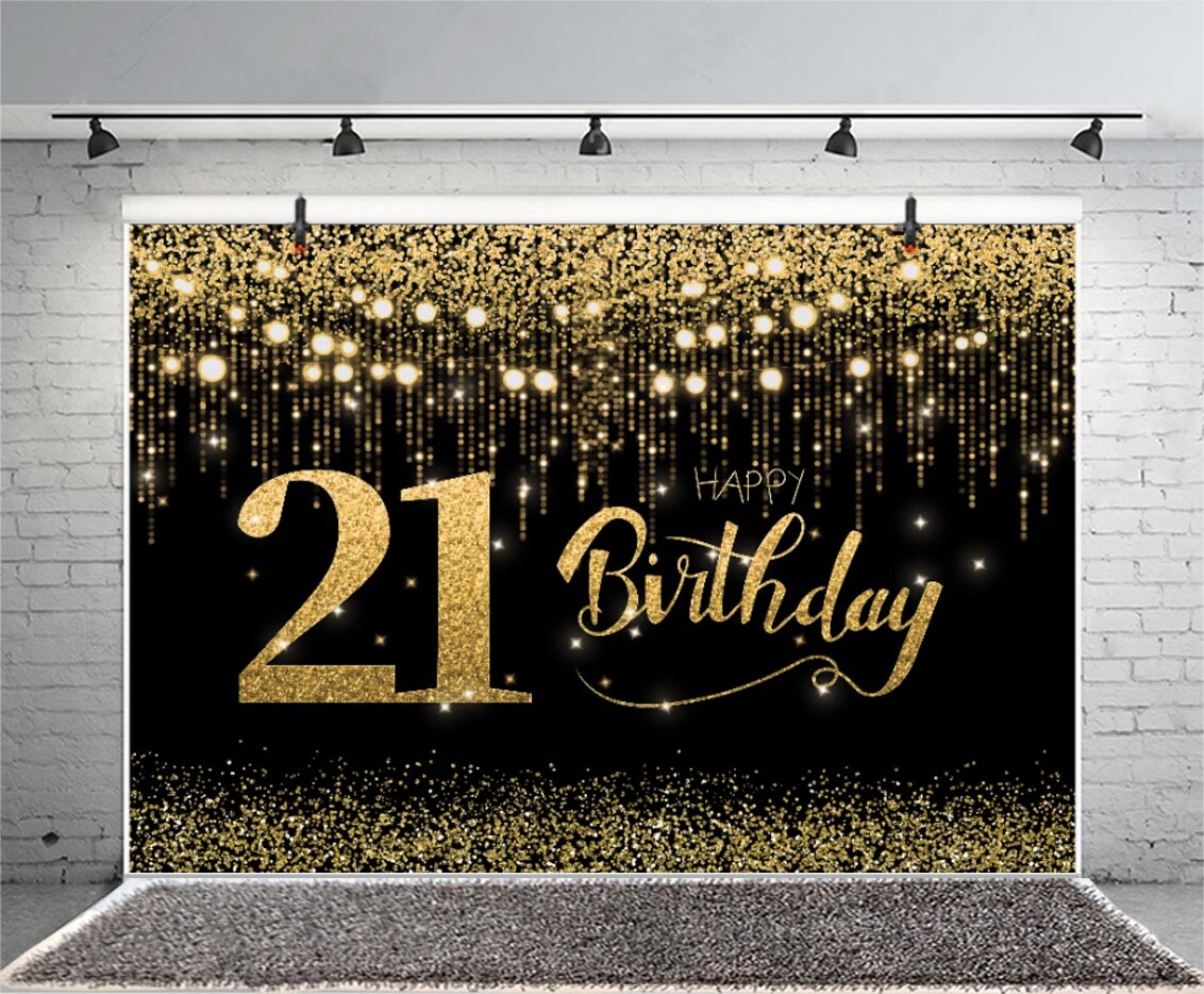 Happy 21st Birthday Backgrounds Happy 21st Birthday Banner Backdrop