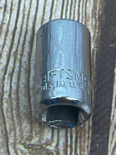 Craftsman USA 5/16" 6 Point 1/4" Drive Shallow Socket inverted G Series ...