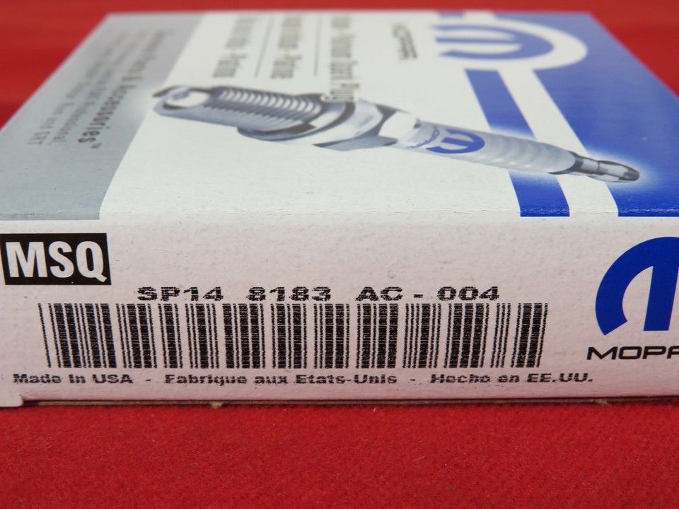 DODGE CHRYSLER JEEP RAM Set of 4 Ignition Spark Plugs 2.4L NEW OEM ...