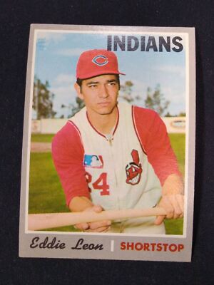 1970 Topps #292 EDDIE LEON Cleveland Indians EX to EXMT *CT09A | eBay