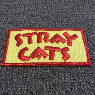 VTG STRAY CATS Iron On Patch | eBay