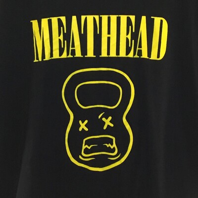Meathead Nation Short Sleeve T-Shirt Men's Size XL Body Building Humor ...