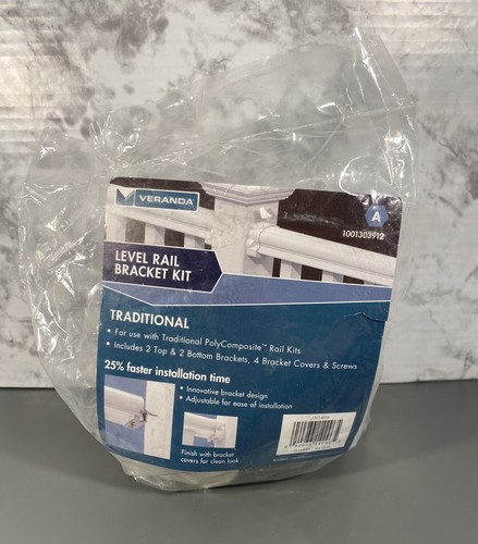 Veranda 73014296 Vinyl Rail Line Bracket Kit for sale online | eBay