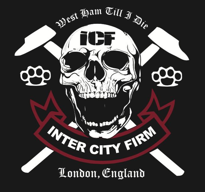 ICF INTER CITY FIRM T-SHIRT/Jersey West Ham United Casuals Hooligans ...
