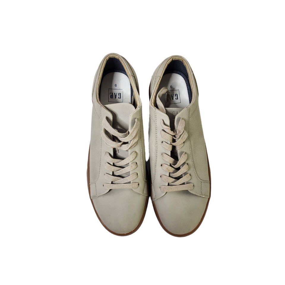 Gap Men's Lace Toe All Around Shoes Sneakers Faux Leather Size 9 Tan ...