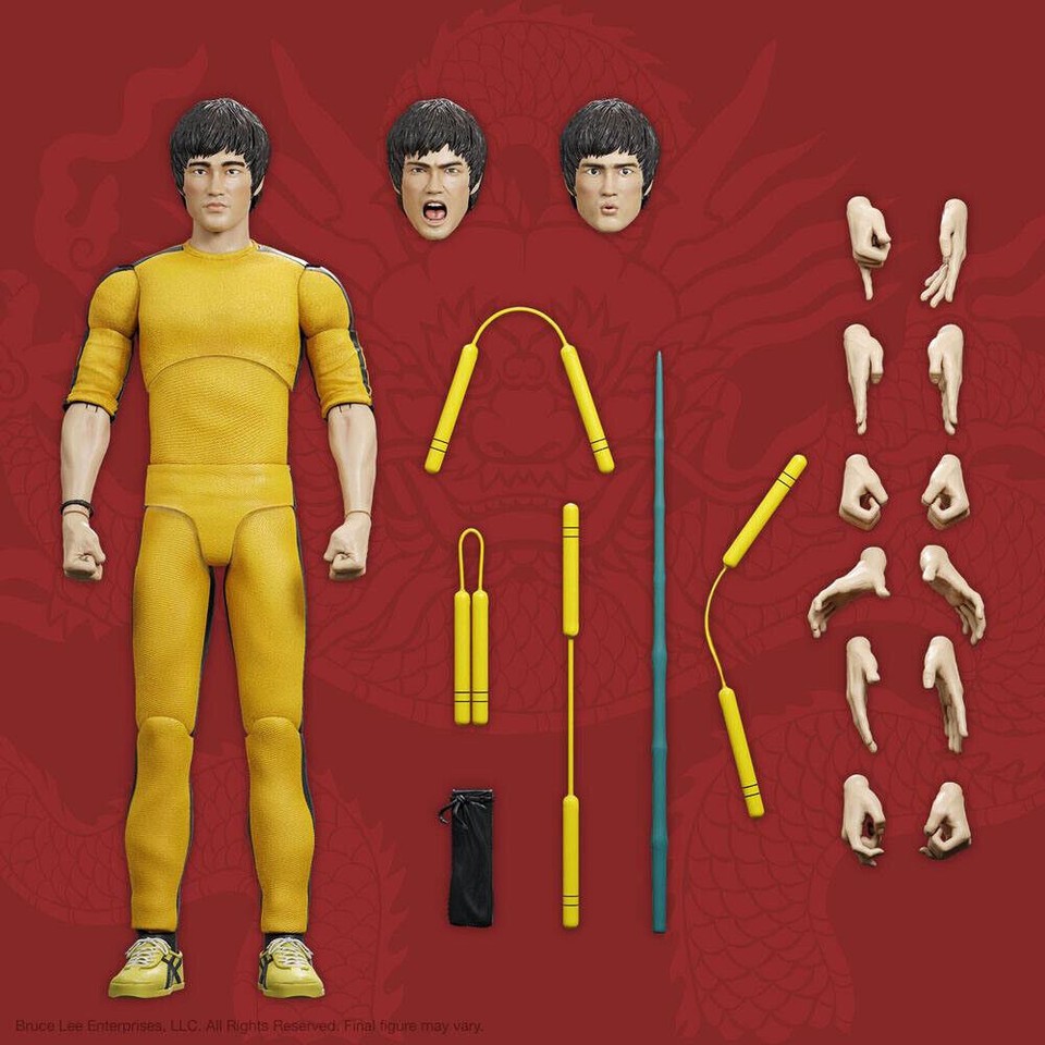 Bruce Lee Ultimates Bruce Il Challenger Action Figure 18 CM Super7 Obk ...