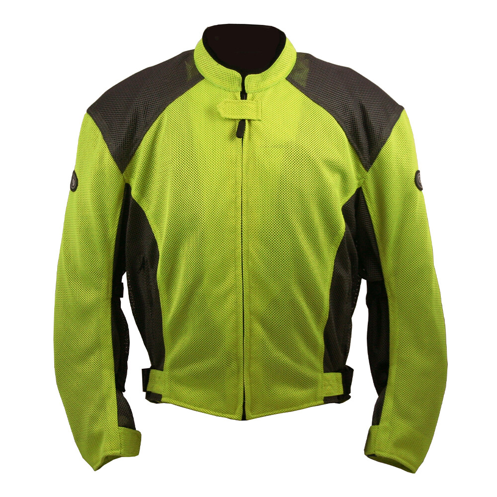 OSi Cool Flo Yellow Textile/Mesh Motorcycle Jacket Unisex Adult Size SM ...