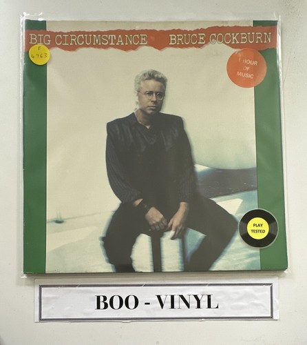 Bruce Cockburn – Big Circumstance 1989 LP Album vinyl record EX / VG+ ...