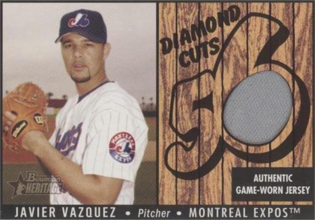 2003 Bowman Heritage - Diamond Cuts Javier Vazquez #DC-JV (MEM) for sale online | eBay