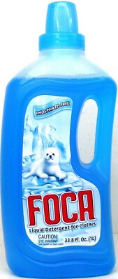 1 FOCA Liquid LAUNDRY DETERGENT Quart = 33.81 oz Bottle MEXICO 42663 | eBay