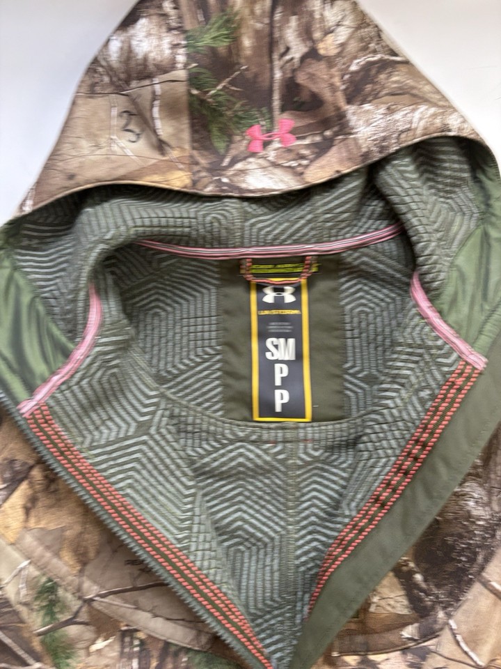 Under Armour Realtree UA Storm Women’s S Camo Hunting Jacket Scent ...