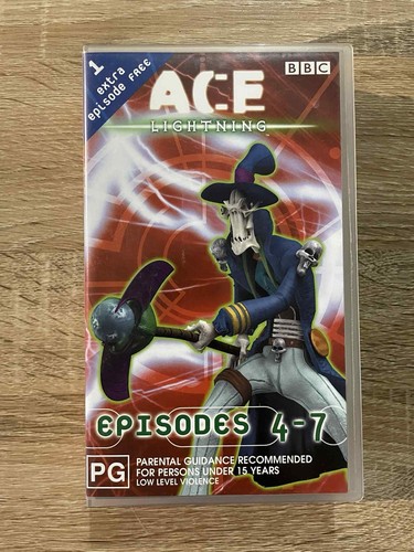 ACE Lightning VHS Tape Episodes 4 - 7 PAL BBC Video 2003 | eBay Australia