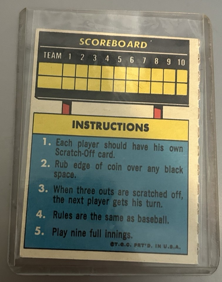 1971 Topps Scratch-Off Set-Break Tom Seaver EX-EXMINT L | eBay