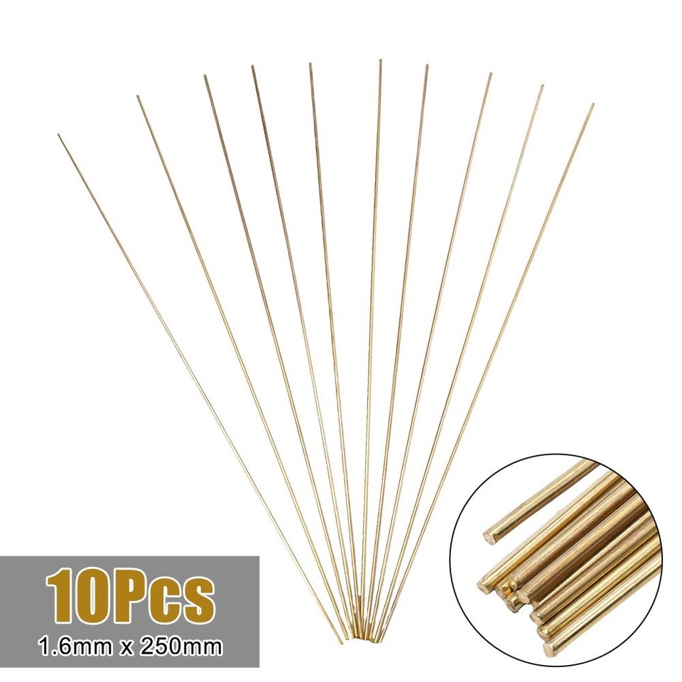 Brass Brazing Rod Wire Brazing 10pcs Easy Melt Low Temperature ...