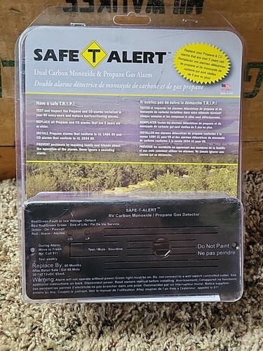 MTI Industry Safe-T-Alert 35-742-BL CO/LP Dual Alarm Propane Carbon ...