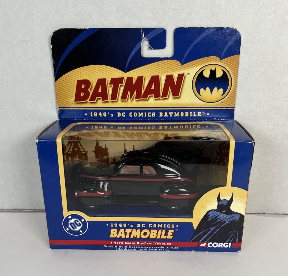 Lot Of 8 CORGI BATMAN BATMOBILES 1940 -2000 DC COMICS 1:43 DIE-CAST ...