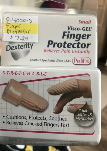 PediFix Visco-Gel Ribbed Digital Finger Caps Small | eBay