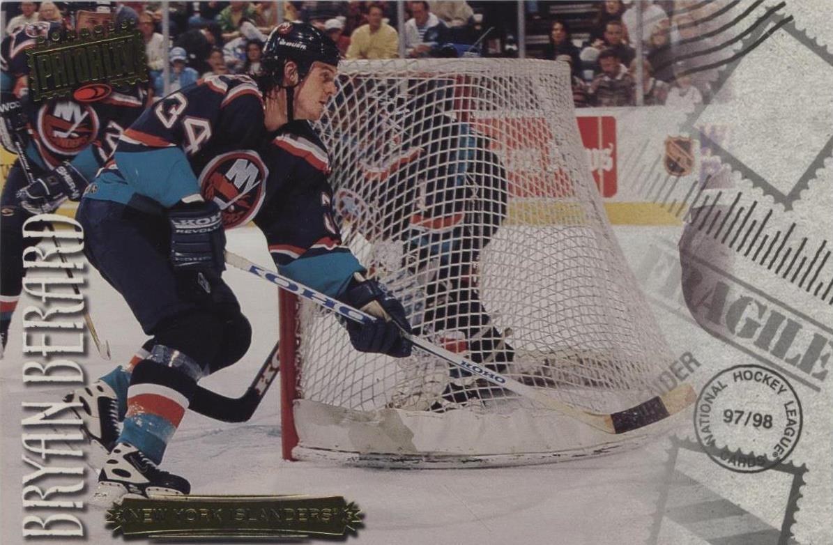 1997-98 Donruss Priority - Postcards Bryan Berard #25 for sale online ...
